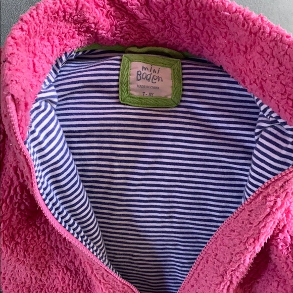 Mini Boden | Jackets & Coats | Hot Pink Mini Boden Shaggy Jacket 78y ...